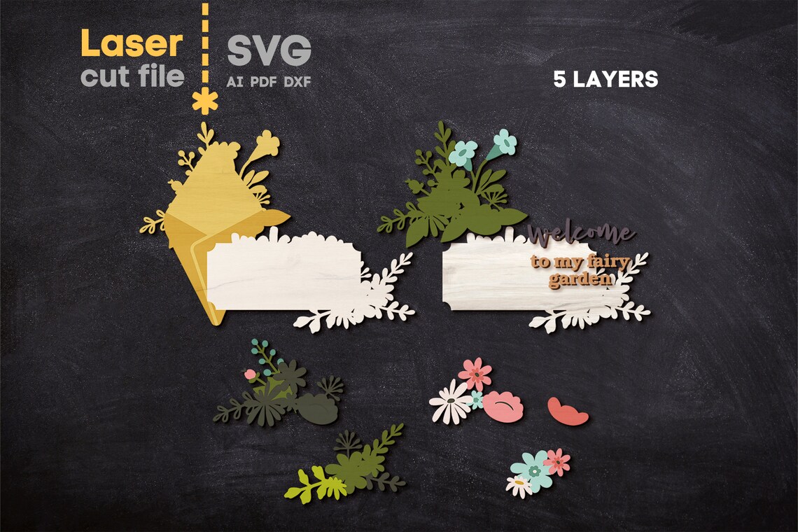 Spring SVG Bundle. Laser Cut File for Glowforge Cricut, Flowers ...