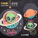 Aliens Baby Name Sign SVG Bundle. Laser Cut File for Glowforge ...