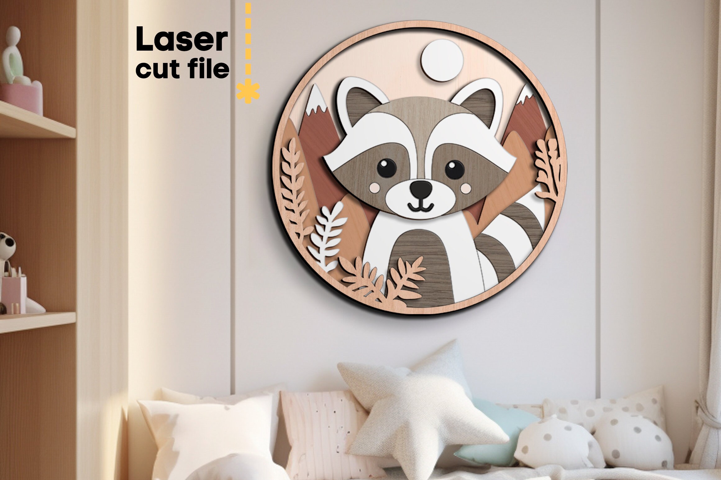 Animals Birth Announcement SVG Bundle. Laser Cut File for Glowforge ...