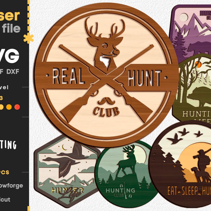 Hunting Dxf Files - Etsy