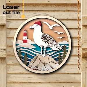 Sea Ornaments SVG Bundle. Laser Cut File for Glowforge, Ocean ...