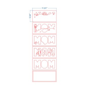 Mom Dad SVG Bundle. Laser Cut File for Glowforge Cricut, Mother's Day ...