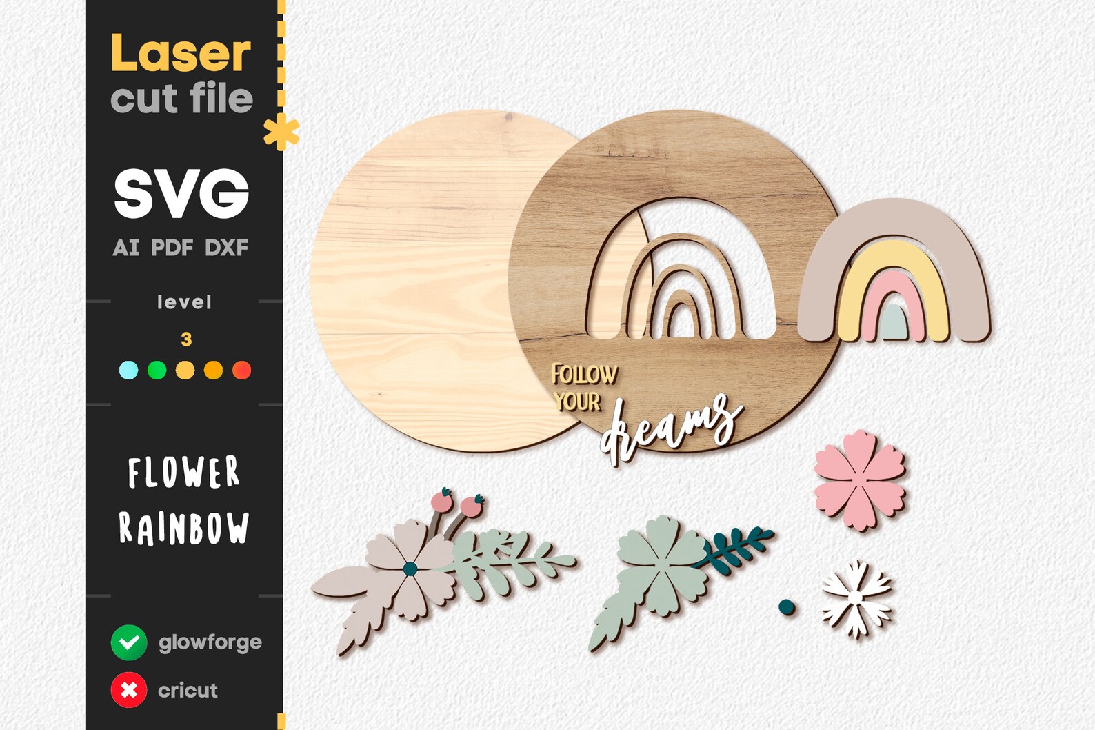 Baby Name Sign SVG Bundle. Laser Cut File Unicorn Rainbow - Etsy