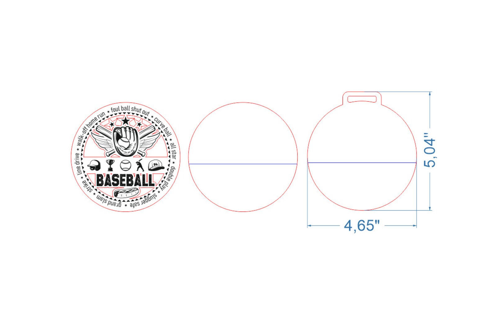 Baseball SVG Laser Cut File for Glowforge Sport Monogram - Etsy