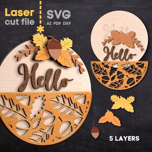 Fall SVG Bundle. Laser Cut File for Glowforge, Pumpkin Thanksgiving ...