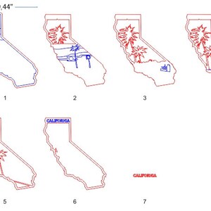 50 American States Bundle SVG. Laser Cut File for Glowforge Cricut ...