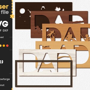 Mom Dad SVG Bundle. Laser Cut File for Glowforge Cricut - Etsy