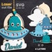 Aliens Baby Name Sign SVG Bundle. Laser Cut File for Glowforge ...