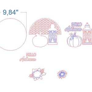 Fall SVG Bundle. Laser Cut File for Glowforge, Pumpkin Thanksgiving ...