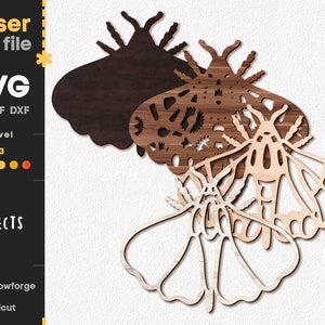 Insects SVG Bundle. Laser Cut File for Glowforge Cricutscarab - Etsy