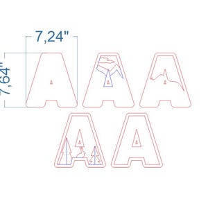 Nature Alphabet and Numbers SVG. Laser Cut File for Glowforge, Forest ...
