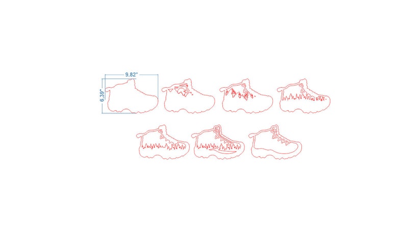 Camping SVG. Laser Cut File for Glowforge, Boot High Shoe Fire Bonfire ...