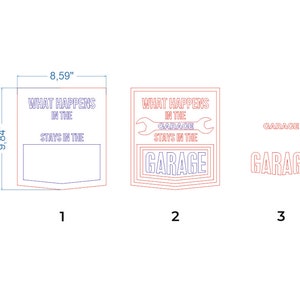 Garage SVG Bundle. Laser Cut File for Glowforge, Cricut. Father's Day Welcome Sign Decor ...