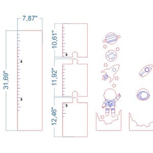 Space Baby Name Sign SVG Bundle. Laser Cut File for Glowforge, Birth ...