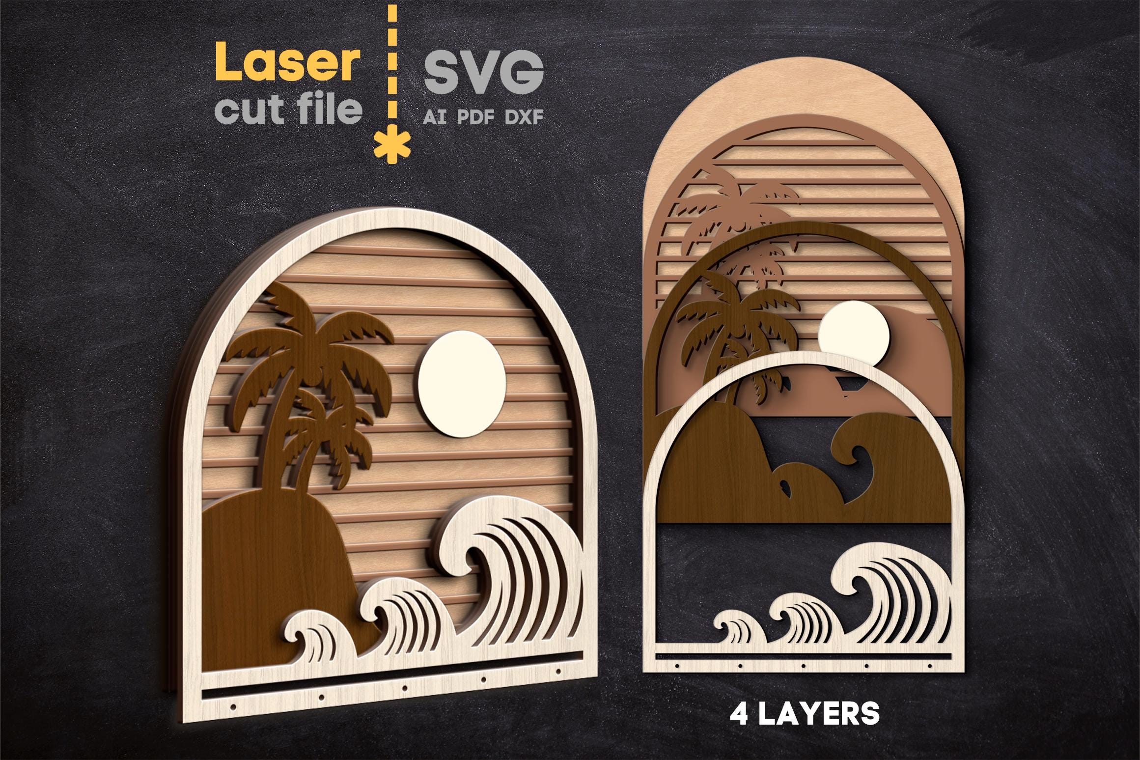 Macrame Bases SVG Bundle. Laser Cut File for Glowforge, Nature Macrame ...