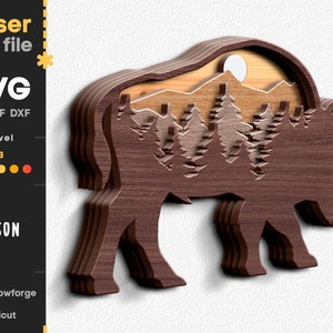 Forest Animals SVG Bundle. Laser Cut File for Glowforge - Etsy