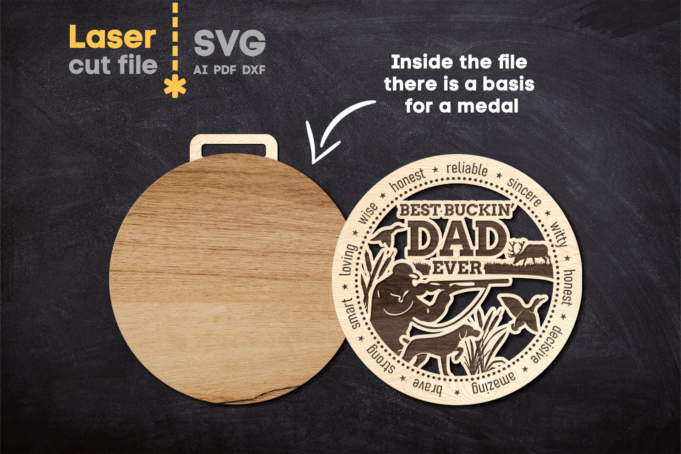 Father's Day SVG Bundle. Laser Cut File for Glowforge Dad - Etsy Canada