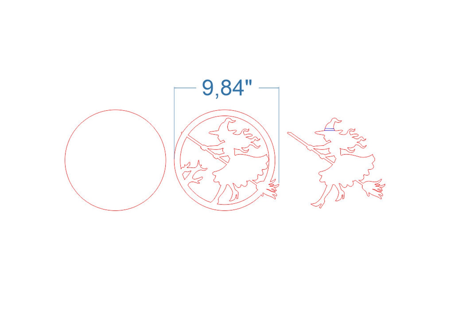 Halloween SVG Bundle. Laser Cut File for Glowforge, Black Cat Hat Bat ...