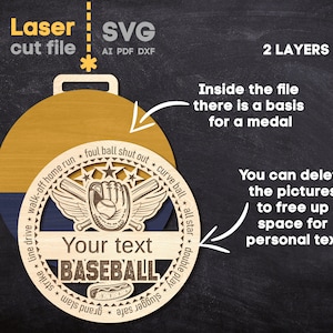 Sport SVG Bundle Laser Cut File for Glowforge Monogram Baseball Hockey ...