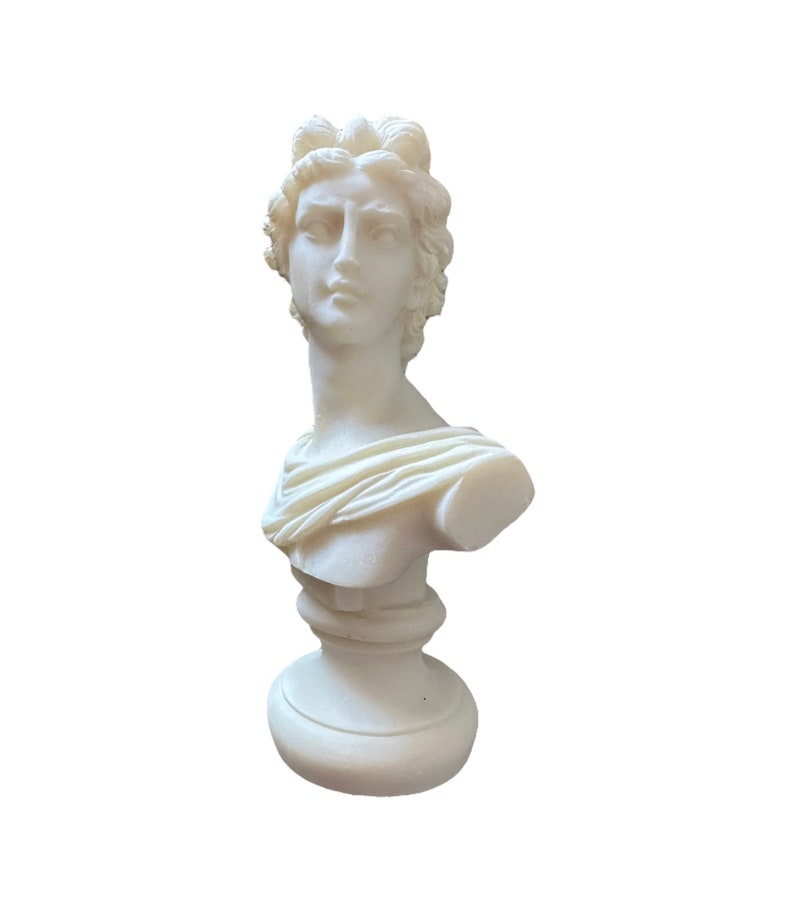 Apollo Statue Alabaster Made - Etsy