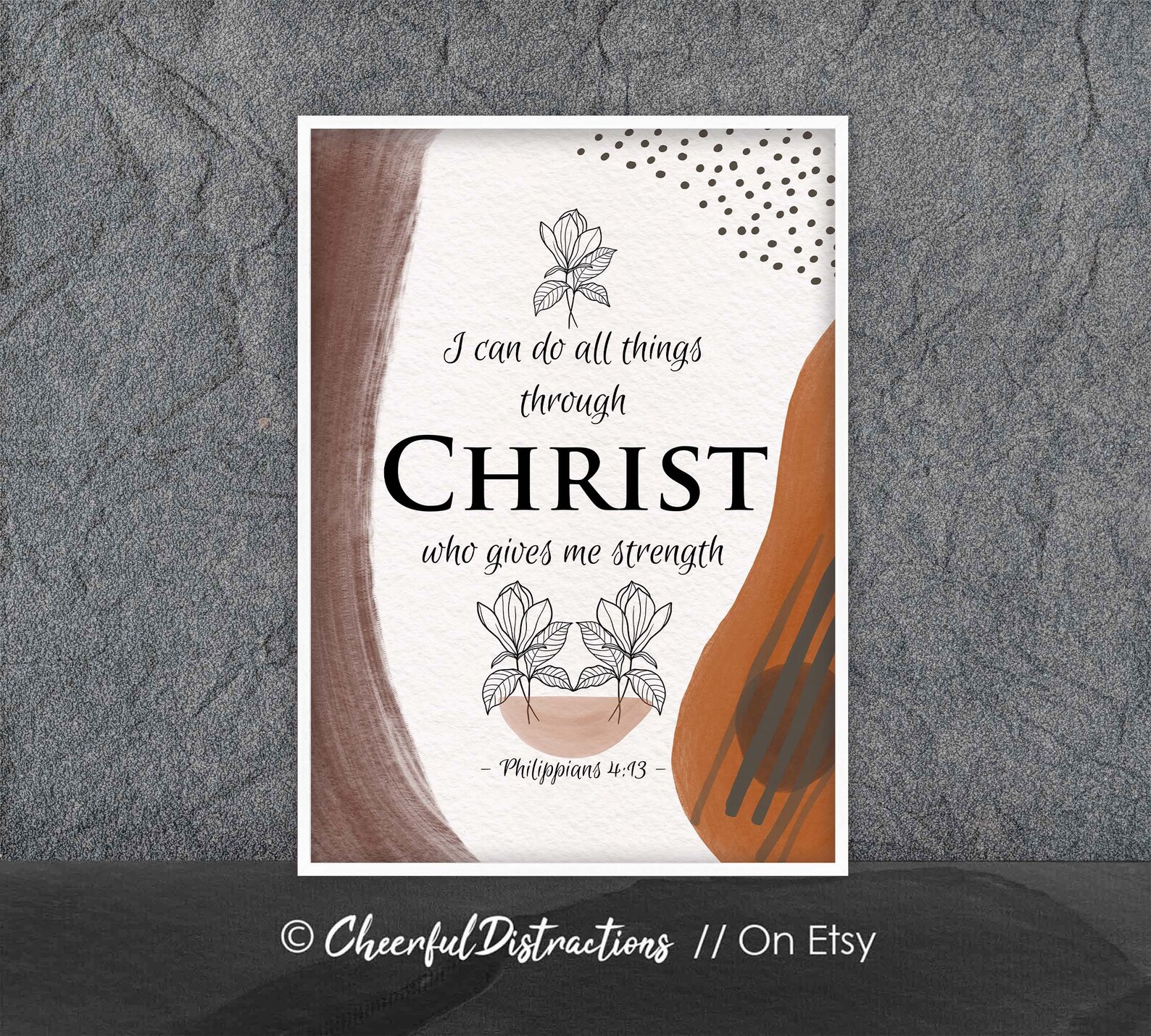 Philippians 4:13 Art, I Can Do All Things Through Christ, Scripture ...