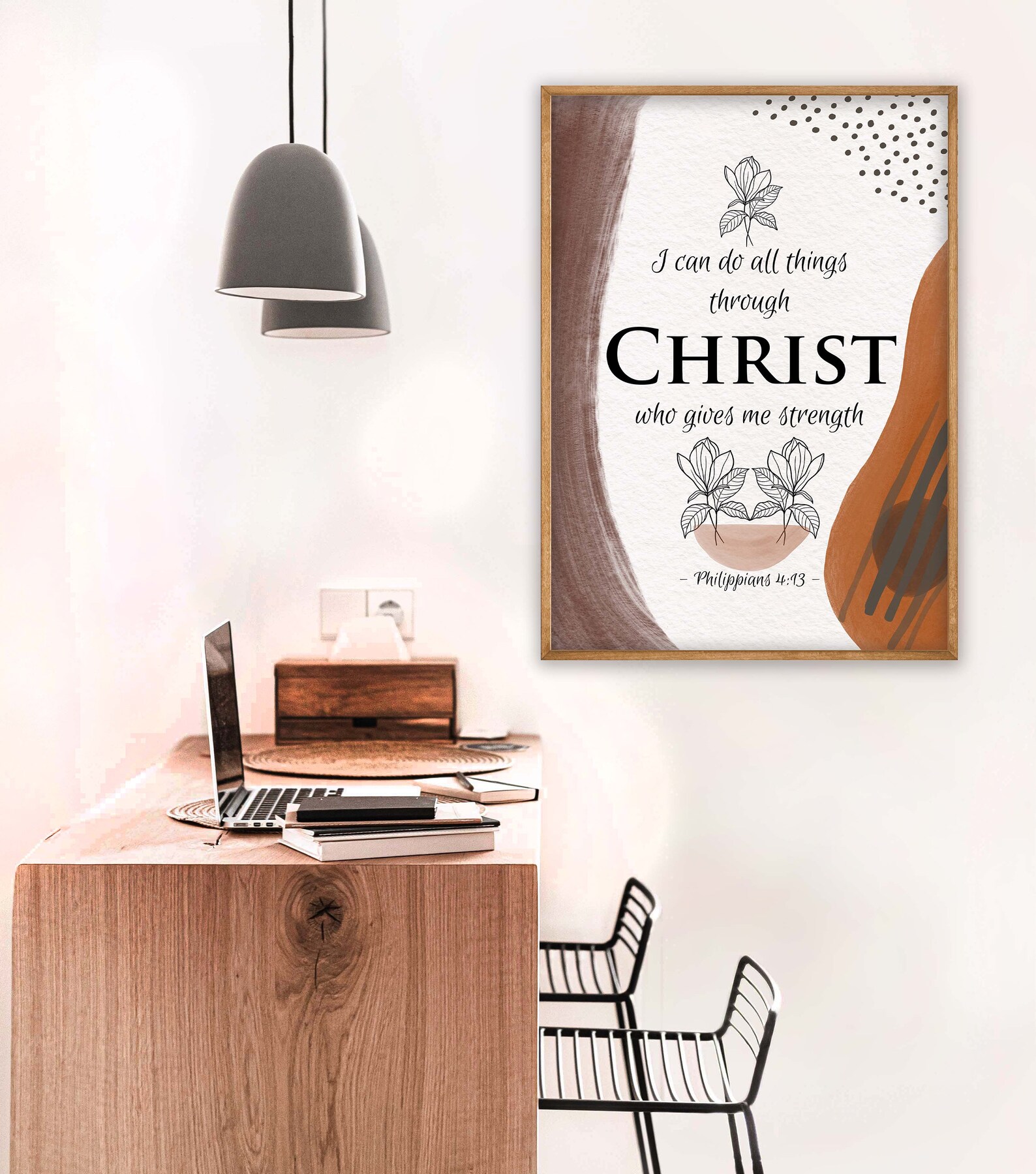 Philippians 4:13 Art, I Can Do All Things Through Christ, Scripture ...