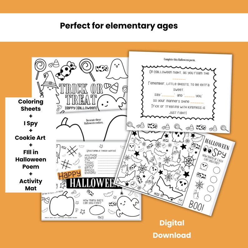 Halloween Activities for Kids Halloween Games Halloween Charades ...