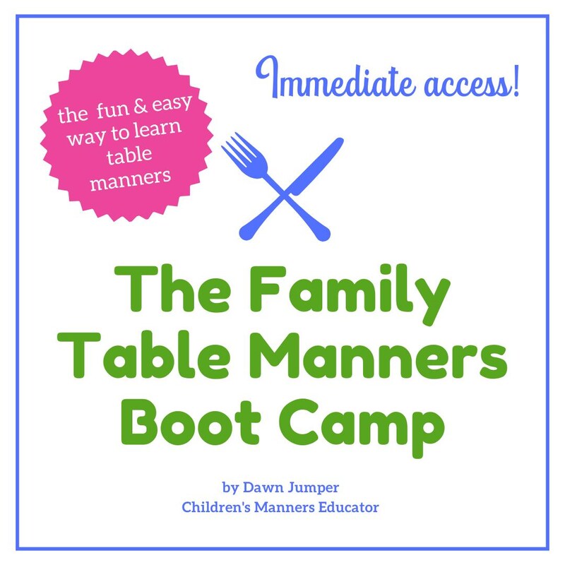 Table Manners - Etsy