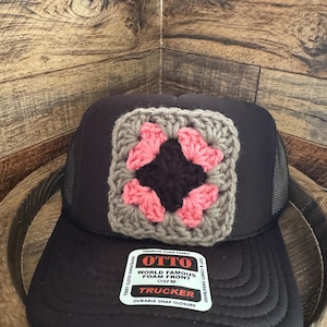 Handmade Granny Square Baseball and Trucker Hats - Etsy