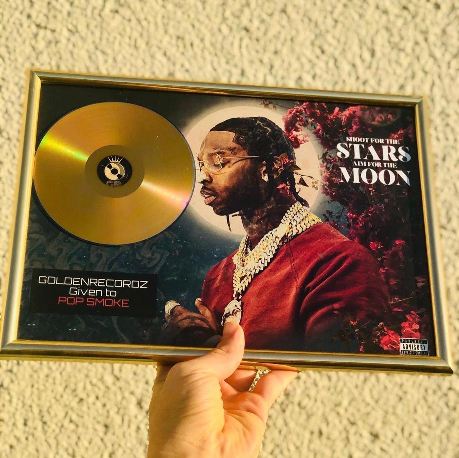 Asap Rocky Testing Album Cover PLATINUM/GOLD CD framed | Etsy