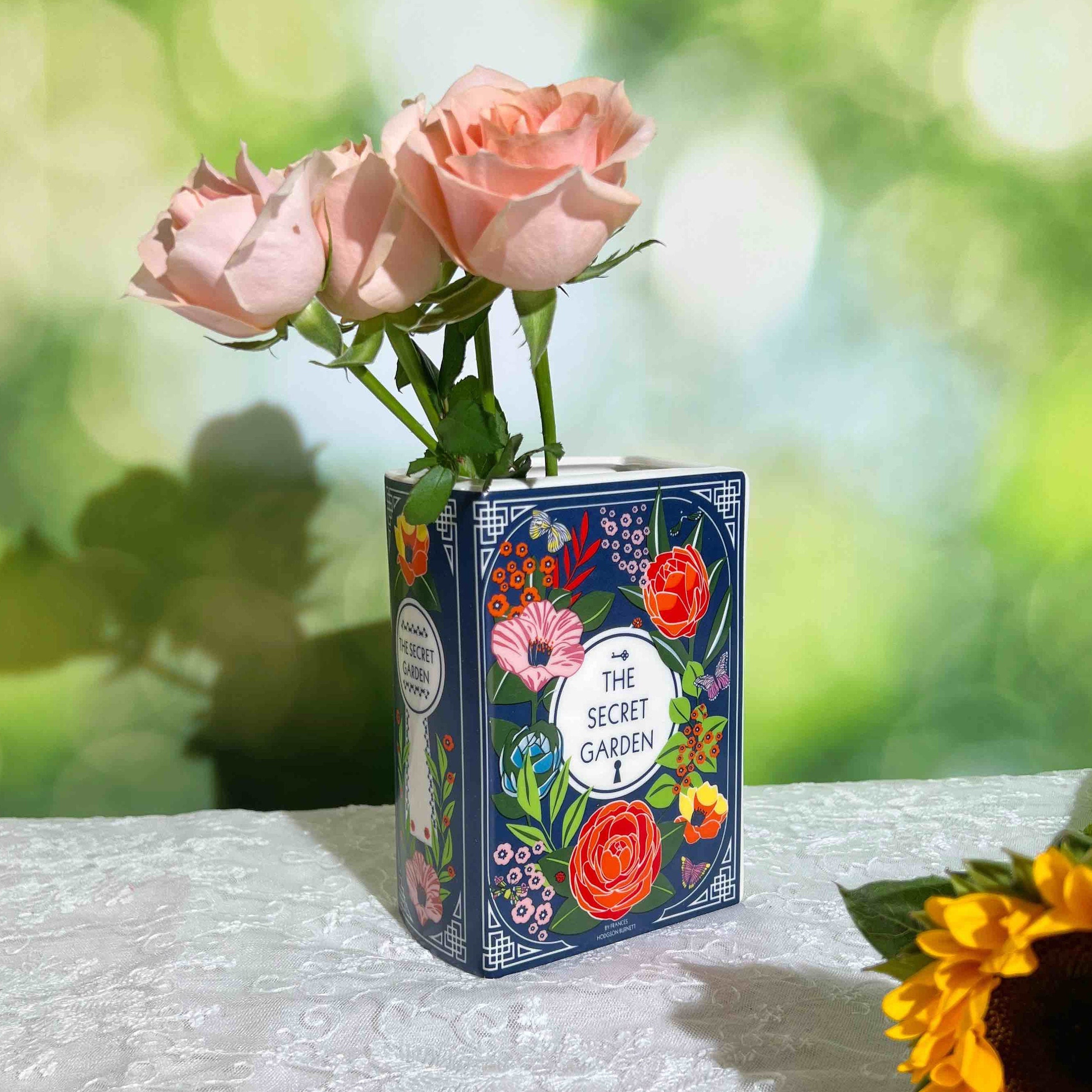 Ceramic Book Vases Decor Classic Literature Multi Functional - Etsy