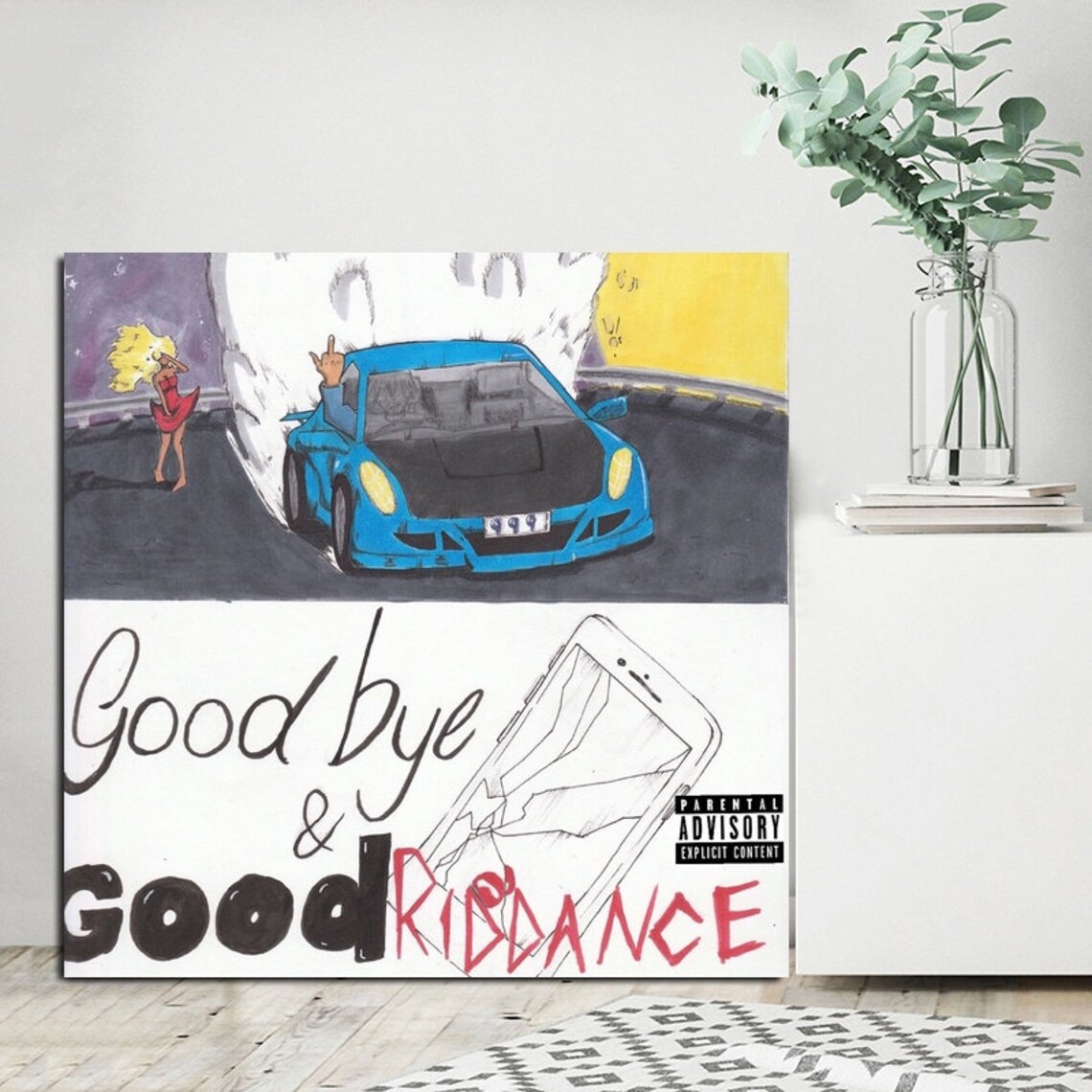 Goodbye And Good Riddance Canvas poster Painting for | Etsy