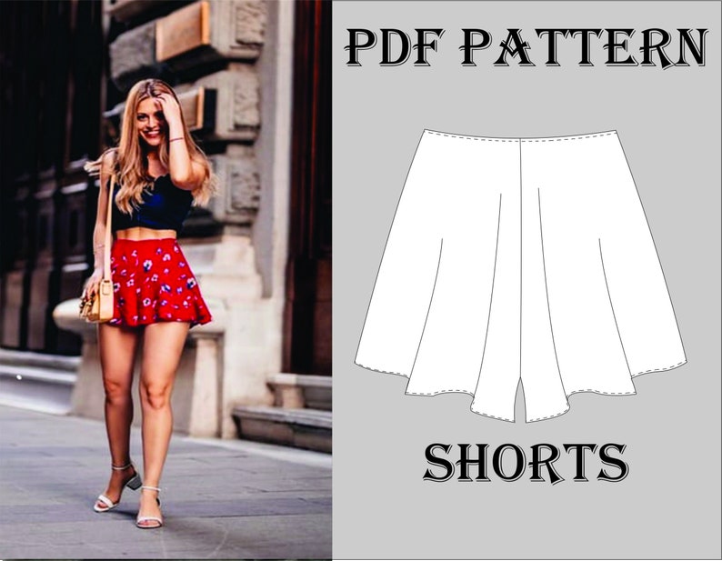 Women Basketball Shorts Patternshorts Pattern PDF Printable - Etsy