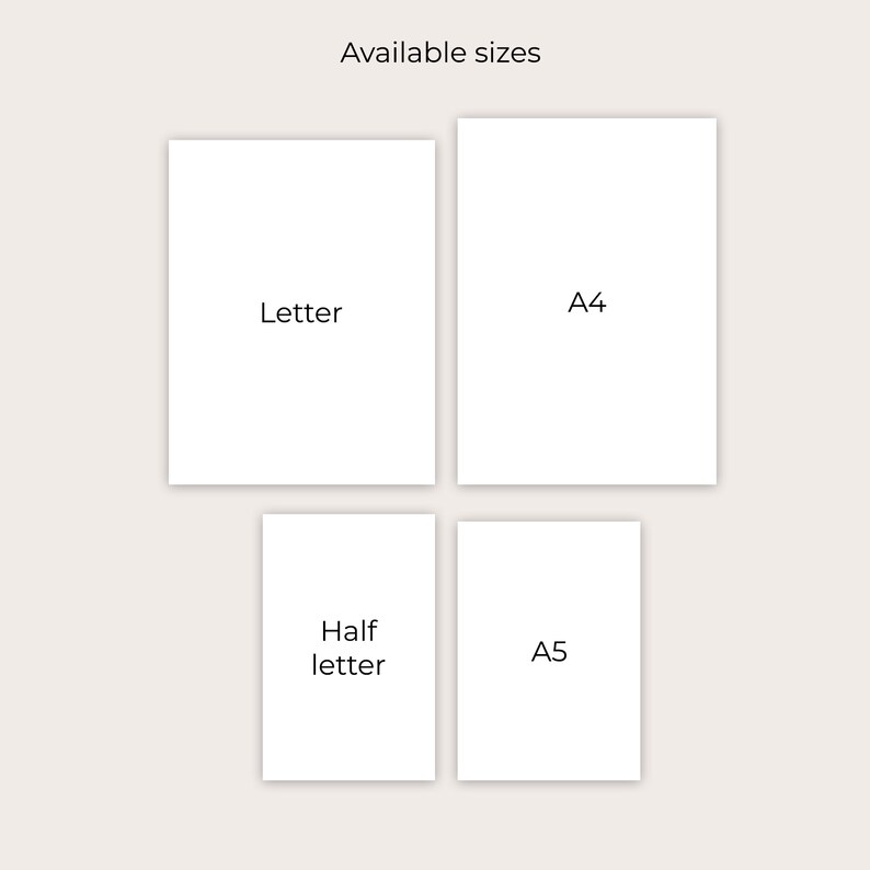 Printable Lined Paper Bundle, Digital Ruled Paper, Graph Grid Paper ...