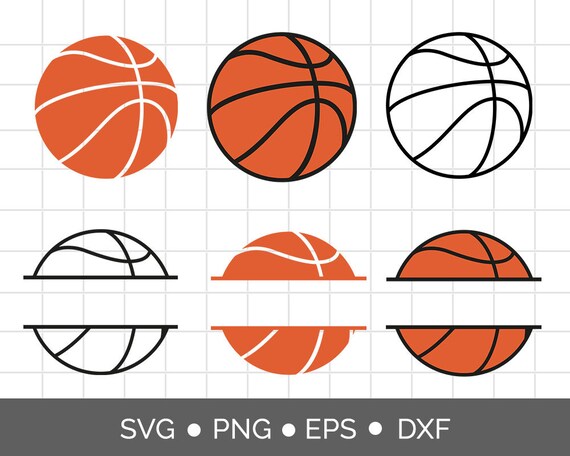 Basketball SVG Bundle Basketball Split Monogram Svg Files - Etsy