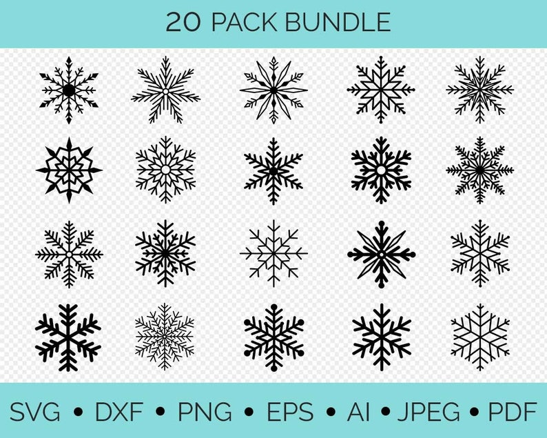 Snowflake Svg Christmas Svg Winter Svg Cut File for Cricut Snow Svg - Etsy