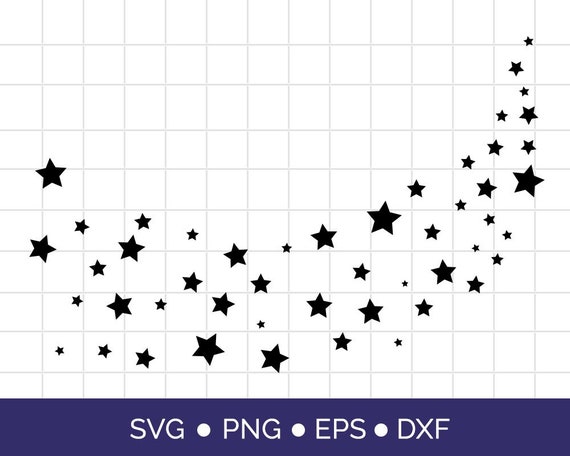 Wave of Stars Svg Milky Way SVG PNG Star Galaxy Svg Svg - Etsy Australia