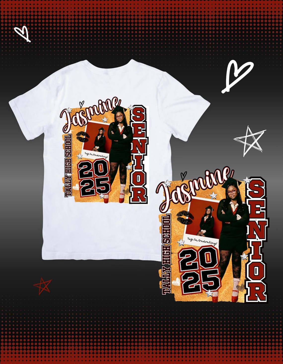 Custom Senior Graduation Shirt | Personalized Class of 2026 Tee | High ...