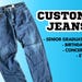 Custom Hand-designed Jeans | Graduation, Birthday & Concert Denim ...