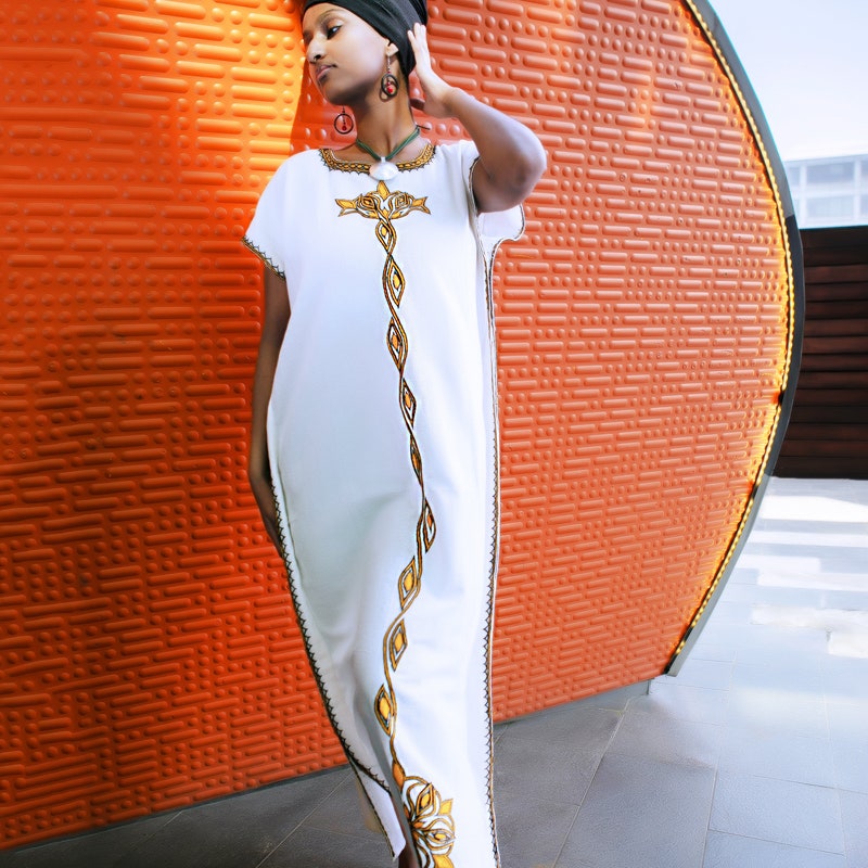 Ethiopian Dresses Yellow - Etsy UK