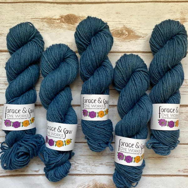 Indigo Dyed Yarn - Etsy