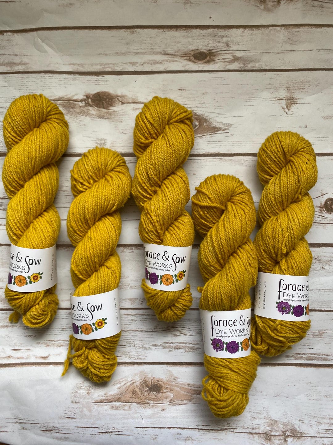 Naturally Dyed Polypay Wool Yarn - Non-superwash, 100g, 4-ply, 180yds ...