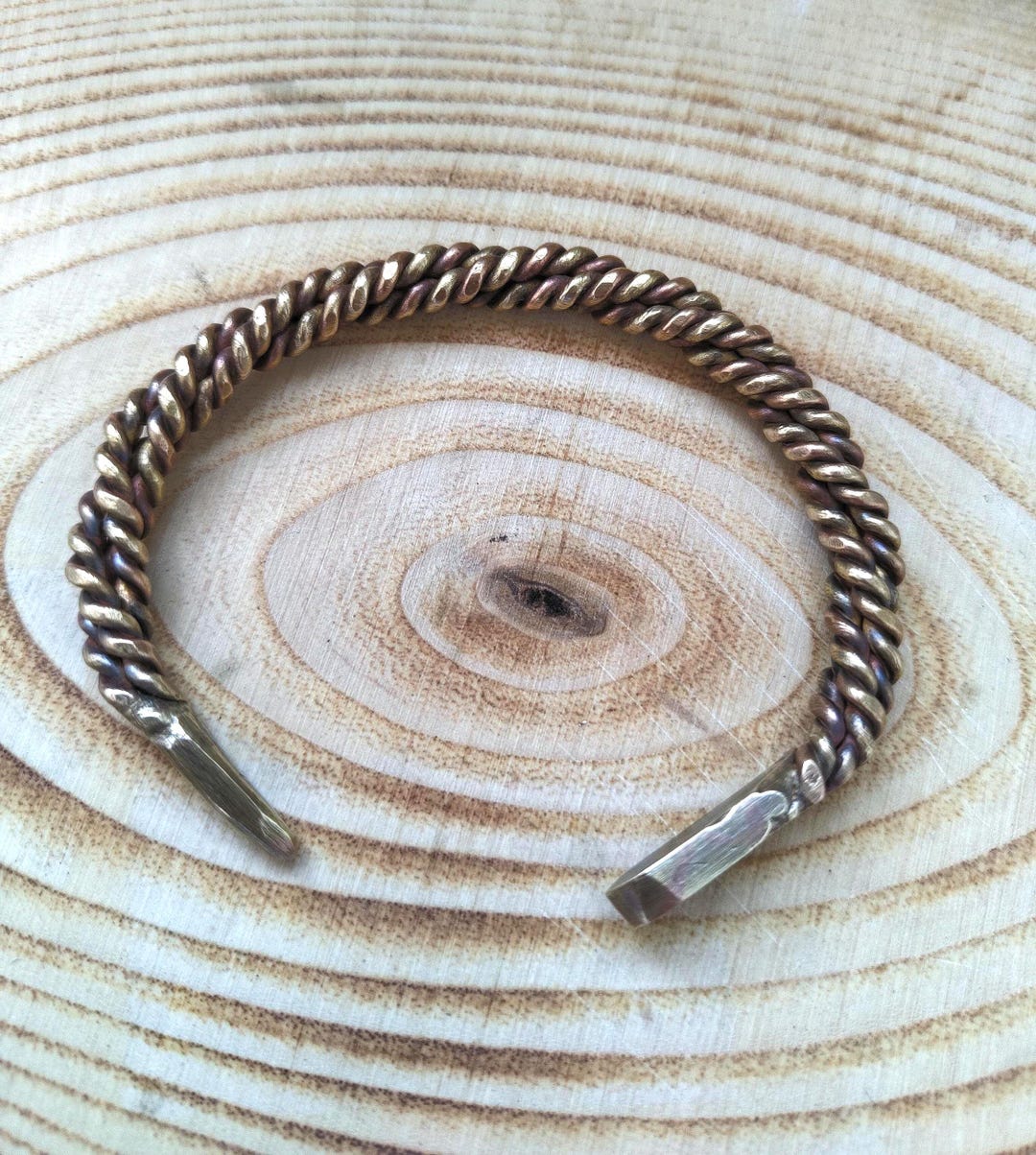 Viking Bronze Torque Bangle, Viking Bangle, Nordmann Bangle, Ragnar ...