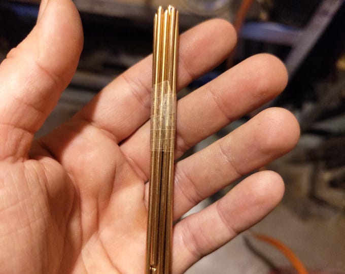 Bronze Rivets, Bronze Rod for Forging or Soldering 10 Cm X 2.4 Mm á 10 ...