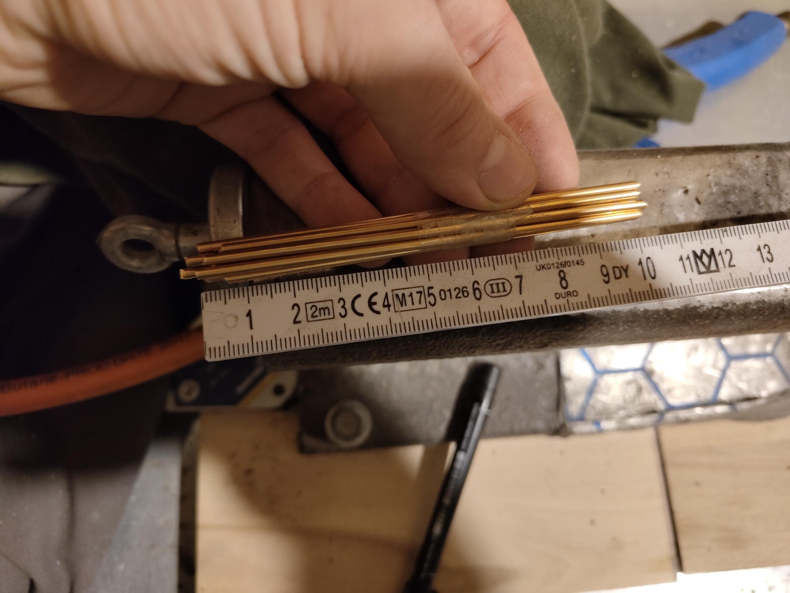 Bronze Rivets, Bronze Rod for Forging or Soldering 10 Cm X 2.4 Mm á 10 ...