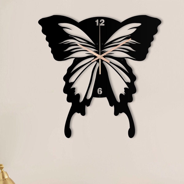 Butterfly Clock - Etsy