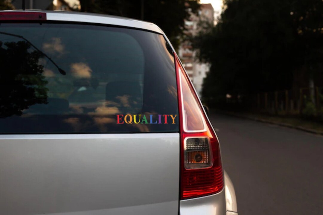 Equality Car Decal Equality Laptop Decal Equality Water Bottle Decal - Etsy