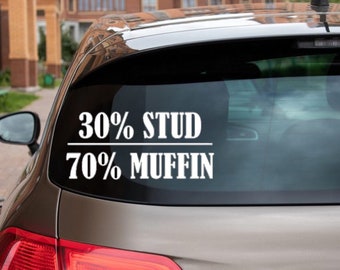 Muffin Car Decal - Etsy