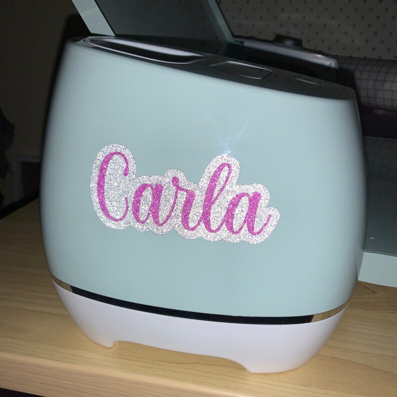 Custom Vinyl Name Stickers WITH OFFSET 10cm - Etsy