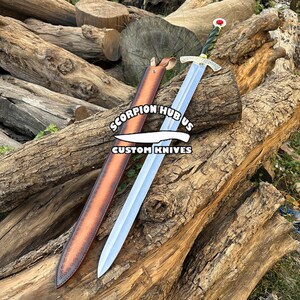 Goldryn Sword Throne of Glass Replica Sword Steel Blade Brass Guard and ...